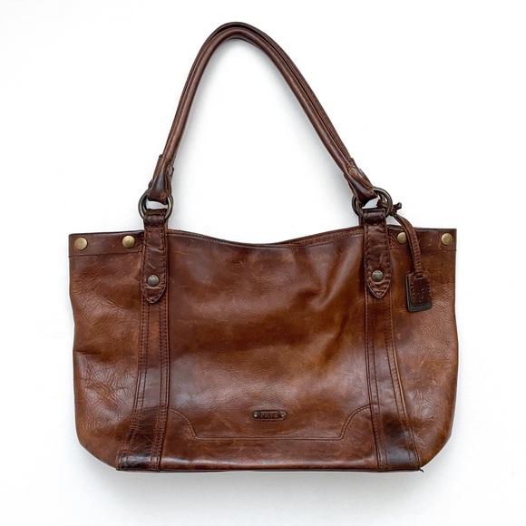 Frye | Bags | Frye Brown Leather Melissa Shoulder Tote Bag | Poshmark